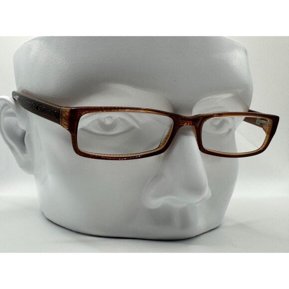 Accessories | Vintage Y2k Eyeglasses Nos Narrow Brown Rectangle Style ...
